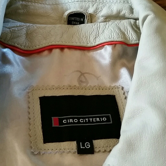 Ciro Citterio | Jackets & Coats | Ciro Citterio Leather Jacket | Poshmark